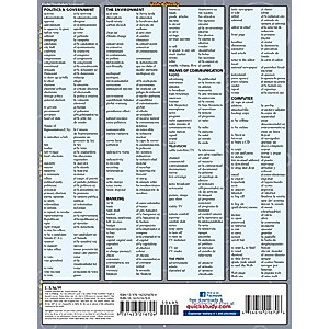 Spanish Vocabulary 2: Intermediate (Quick Study Academic)