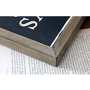 Wartter 11.8x15.8 inches Always Remember You are Braver Than You Think Wood Framed Wall Art Decorative Sign.