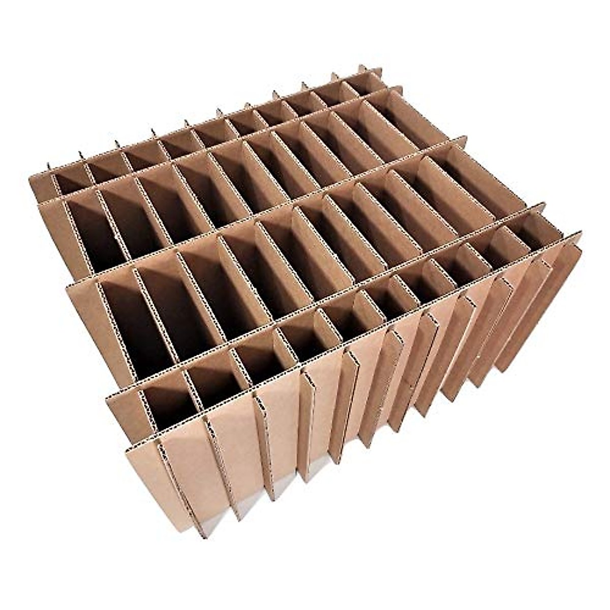 Tek Source Solutions Universal Motherboard Shipping & Storage Box Kit – Slotted Moving Boxes with Trays, Protective Corrugated Cardboard Packing Boxes, Foam Shock Protection Shell, Pack of 1