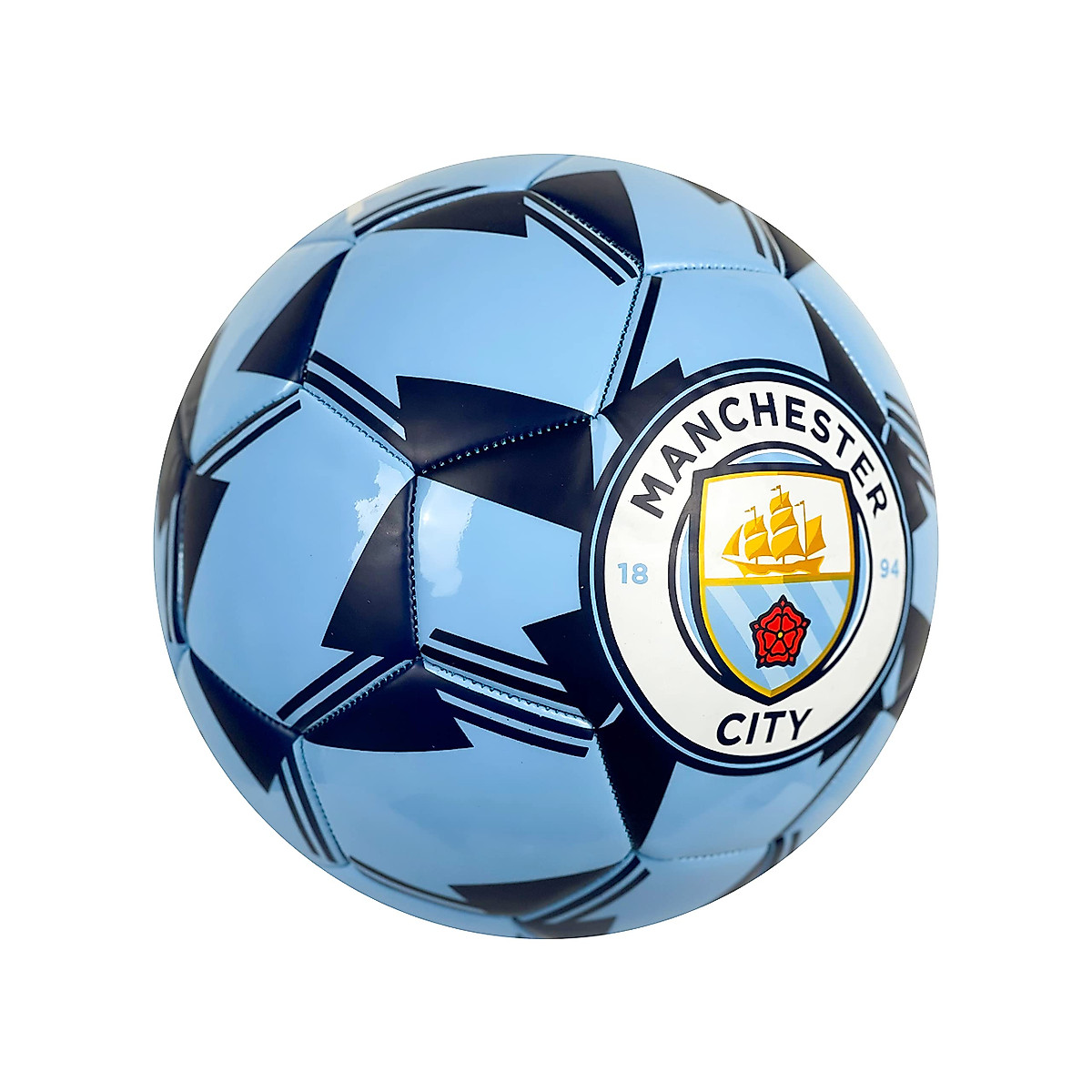 Icon Sports Manchester City Soccer Ball #4, Licensed M. City Ball (Size 4)