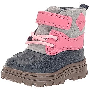 Carter's Kids New Boot, Pink, 4 US Unisex Toddler