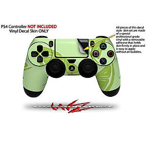 WraptorSkinz Vinyl Decal Skin Compatible with Sony PS4 Controller PlayStation 4 Original Slim and Pro Limes Green (Controller NOT Included)