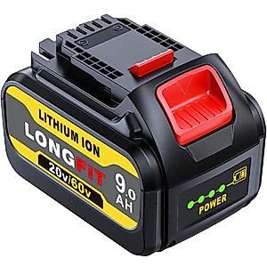 DCB609 60V/20V Replace for DEWALT Battery 9.0AH, Compatible with DeWalt 20V/60V Power Tools, Replace for dewalt 20V/60V Battery DCB609 DCB606 DCB612, Compatible with DeWalt 20v 60v Battery Chargers