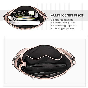 Purses for Women Shoulder Handbag Large Hobo Bags, Beige