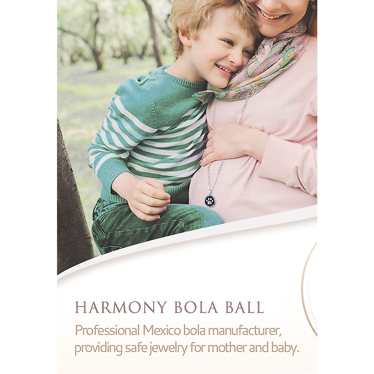 AEONSLOVE Dog Mom Gifts for Women Harmony Ball Necklace Angel Chime Caller Necklace Balls Llamador De Angeles Chime Ball Necklace Bola Necklace Pregnancy Necklace Chime Ball Chime Necklace 30 & 45