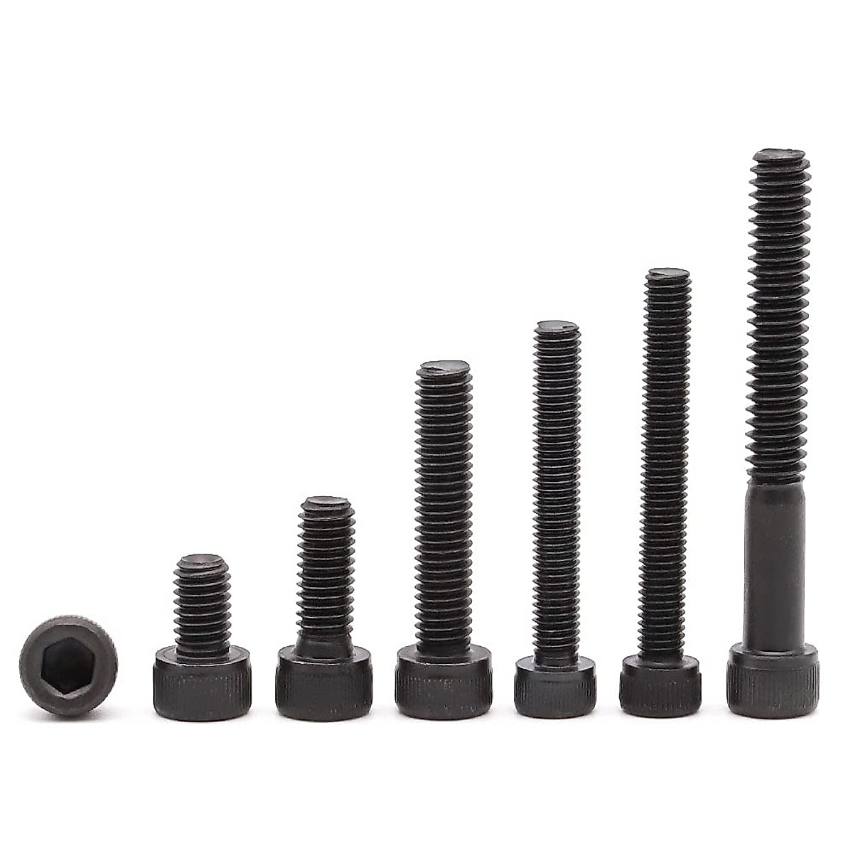 1/4-20 x 1-3/4 inch (20 Pack) Socket Head Cap Screws 12.9 Grade Alloy Steel, Partial Thread, Black Oxide Finish