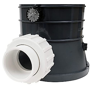 SUNSOLAR Automatic Chlorinator for Above Ground Pools and In-Ground Pools- Free Standing in-Line - Dispenser Holds 9lbs Comes with Fittings