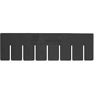 Quantum Storage Systems DS93030CO Short Divider for Dividable Grid Container DG93030, Black Conductive, 6-Pack