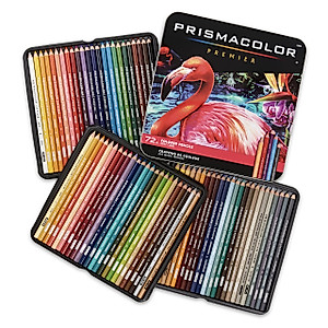 Prismacolor Premier Colored Pencils | Art Supplies for Drawing, Sketching, Adult Coloring | Soft Core Color Pencils, 72 Pack