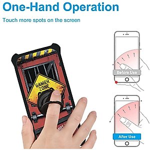 Aroepurt Case for TCL Jet / 30 Le 30le Case Compatible with TCL 30 Z 30z T602dl Phone Case Cover [with Tempered Glass Screen Protector][Hard PC + Soft Silicone][Luminous Effect] YGH-JGP