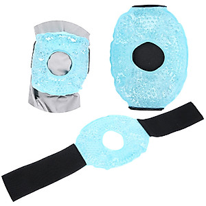 Hot Cold Pack for Knee, 19.7 X 5.5in Reusable Knee Wrap Strap for Arthritis Pain, Tendonitis, Acl, Athletic Injury, Osteoarthritis(#2)