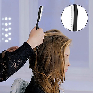 12 Pieces Hair Styling Thinning Razor Set, 2 Pieces Hair Styling Razor Hair Cutting Texturizing Razors and 10 Pieces Replacement Spare Blades with Comb Blades for Christmas Valentine's Day Giving