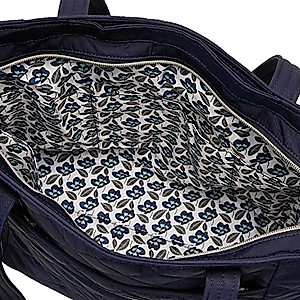 Vera Bradley Women's Performance Twill Tote Bag, Classic Navy, One Size