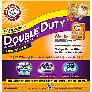 Arm & Hammer Double Duty Clumping Cat Litter, 14lb