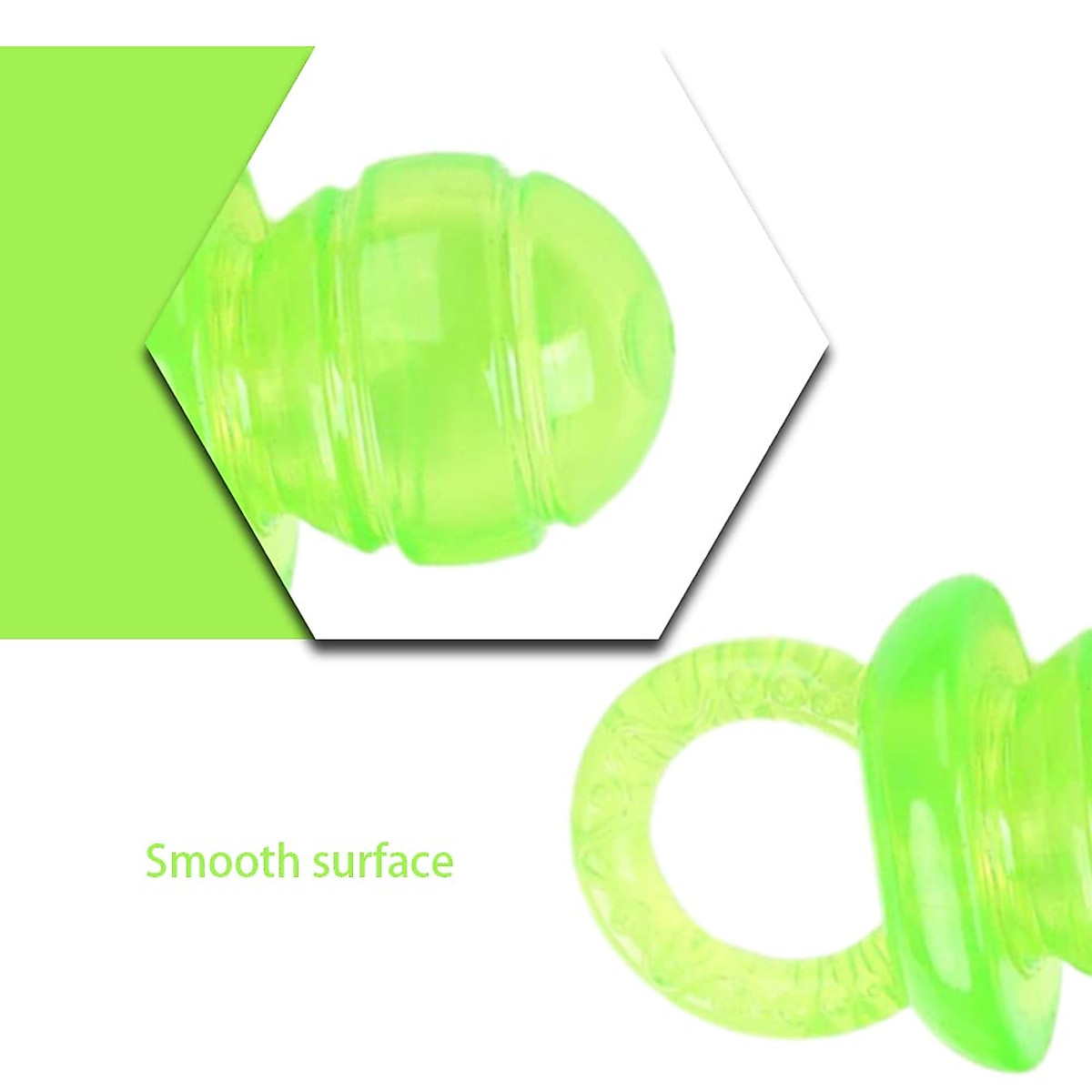 YPWangShengRui 3 Pieces Dog Chew Toys TPR Dog Teething Toys Pacifier Shape Dog Bite Toys for Dogs Indoor and Outdoor Training and Play