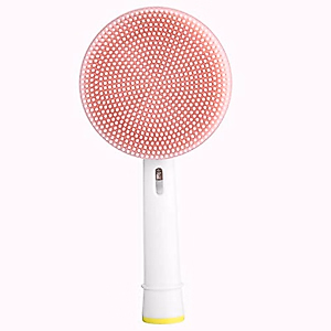 LEZHISNUG Replacement Brush Heads Compatible with Oral b, Facial Cleansing Brush fit for Electric Toothbrush, Face Brush fit for Precision Clean/7000/Pro 1000/9600/ 500/3000/8000 Toothbrush (Pink)