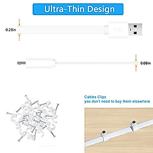 3Pack 20FT USB Power Extension Cord Compatible with Wyze Cam, WyzeCam Pan,Yi Cam,YI Dome Home,Oculus Go,Kasa,Nest Cam,Netvue,Blink,Furbo Dog,Cloud Camera Security Surveillance Charging Cable