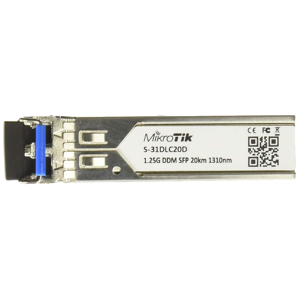 MikroTik S-31DLC20D Transceiver 1.25G DDM SFP 1310nm Dual LC Connector 20Km SM