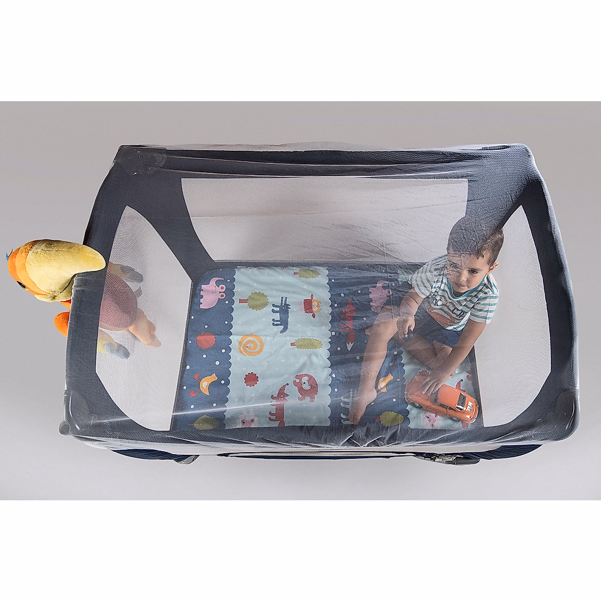 Baby Mosquito Net for Strollers, Carriers, Car Seats, Cradles. Fits Most PacknPlays, Cribs, Bassinets & Playpens. 44 x 48 Inch, Made of White, Portable & Durable Baby Insect Netting