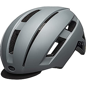 BELL Daily MIPS LED Adult Commuter/Urban Bike Helmet - Matte Gray/Black, Medium/Large (53-60 cm)