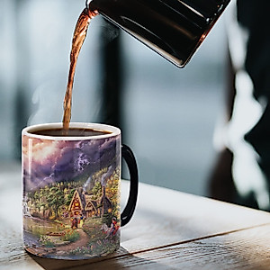 Morphing Mugs Disney – The Evil Queen – Thomas Kinkade Studios - One 11 oz Color Changing Ceramic Mug – Image Revealed When HOT Liquid Is Added!