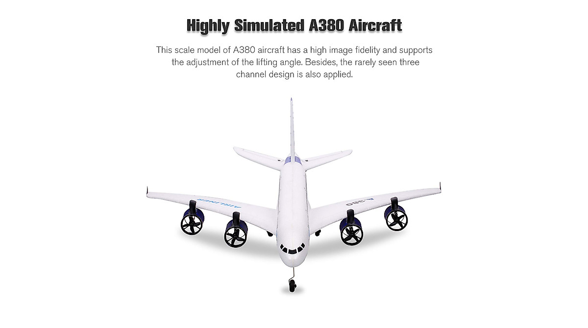 GoolRC A380 RC Airplane - Easy to Fly Remote Control