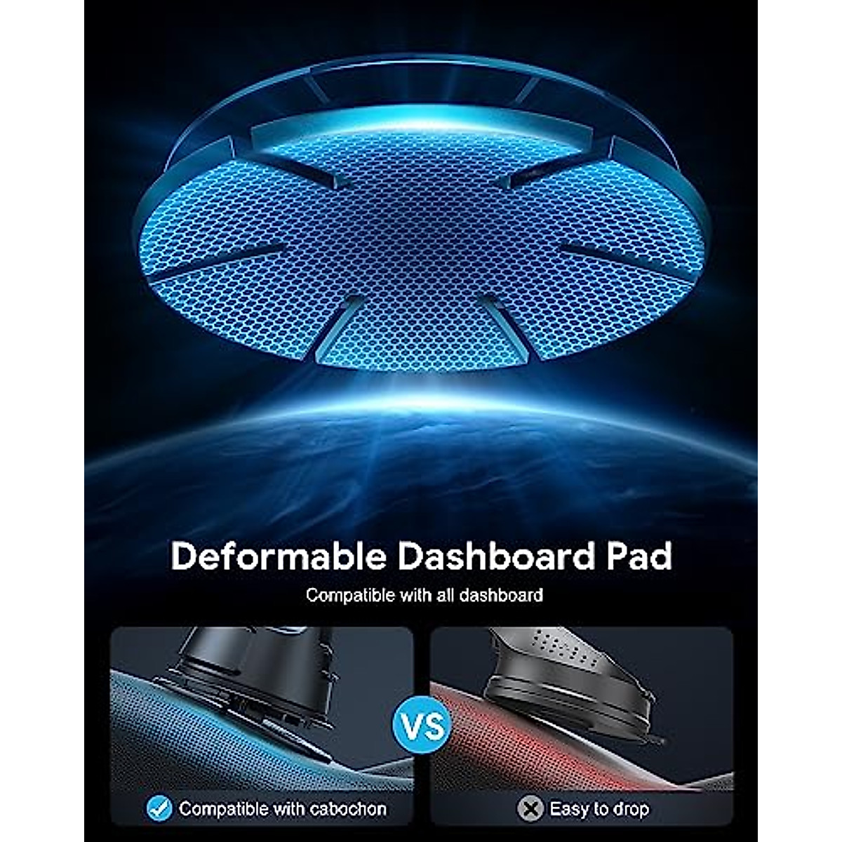 OMOTON for MagSafe Car Mount, O-Mag DriveSafe Magnetic Phone Holder for Car, Cell Phone Mount for Dashboard Windshield Vent, Fit for iPhone 15 14 13 12 Series Magsafe Cases