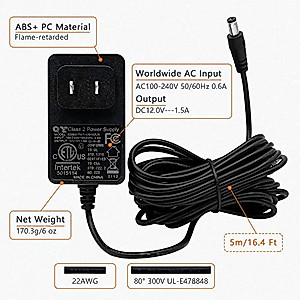 Replacement Part 9004190216 for Masterbuilt Power Adapter, Compatible With Masterbuilt Gravity Series 560/800/1050 XL Grills & Smokers