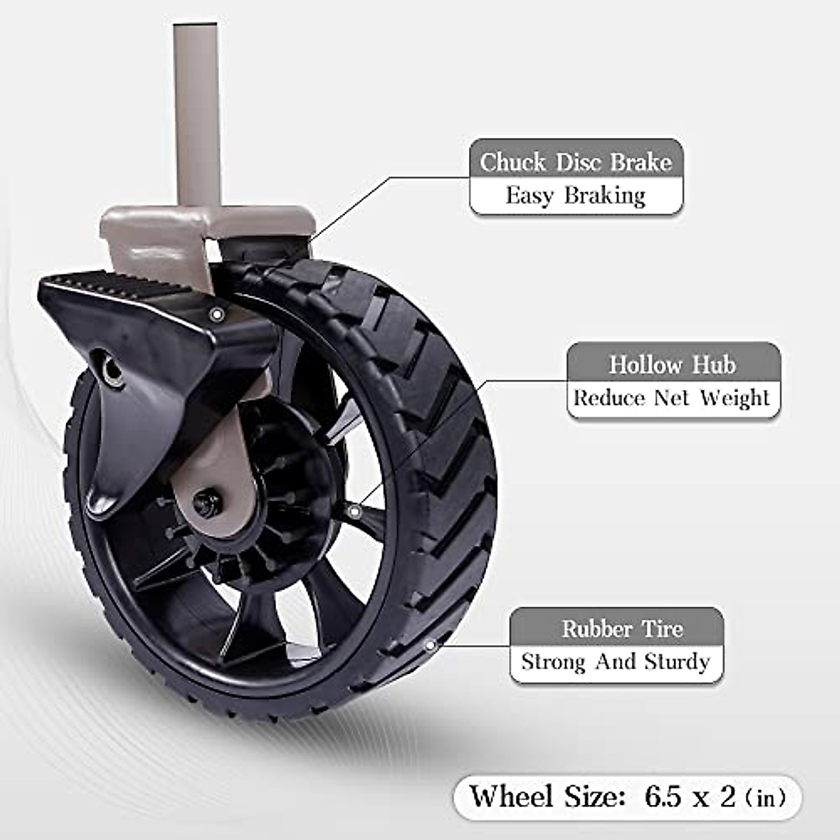 Whitsunday Folding Collapsible Utility Camping Park Cart - Heavy Duty Outdoor Park Beach Cart, Grocery Wagon for Camping, Sports, Shopping