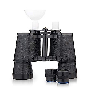 True Binocular Flask - Gameday Hidden Flask - Secret Alcohol Container - Black Secret Flask 16oz Set of 1