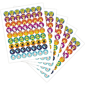 Reward Stickers for Kids by Sweetzer & Orange - 1008 Stickers, 8 Assorted Designs, 1 Inch School Stickers - Teacher Supplies for Classroom, Potty Training Stickers and Motivational Stickers