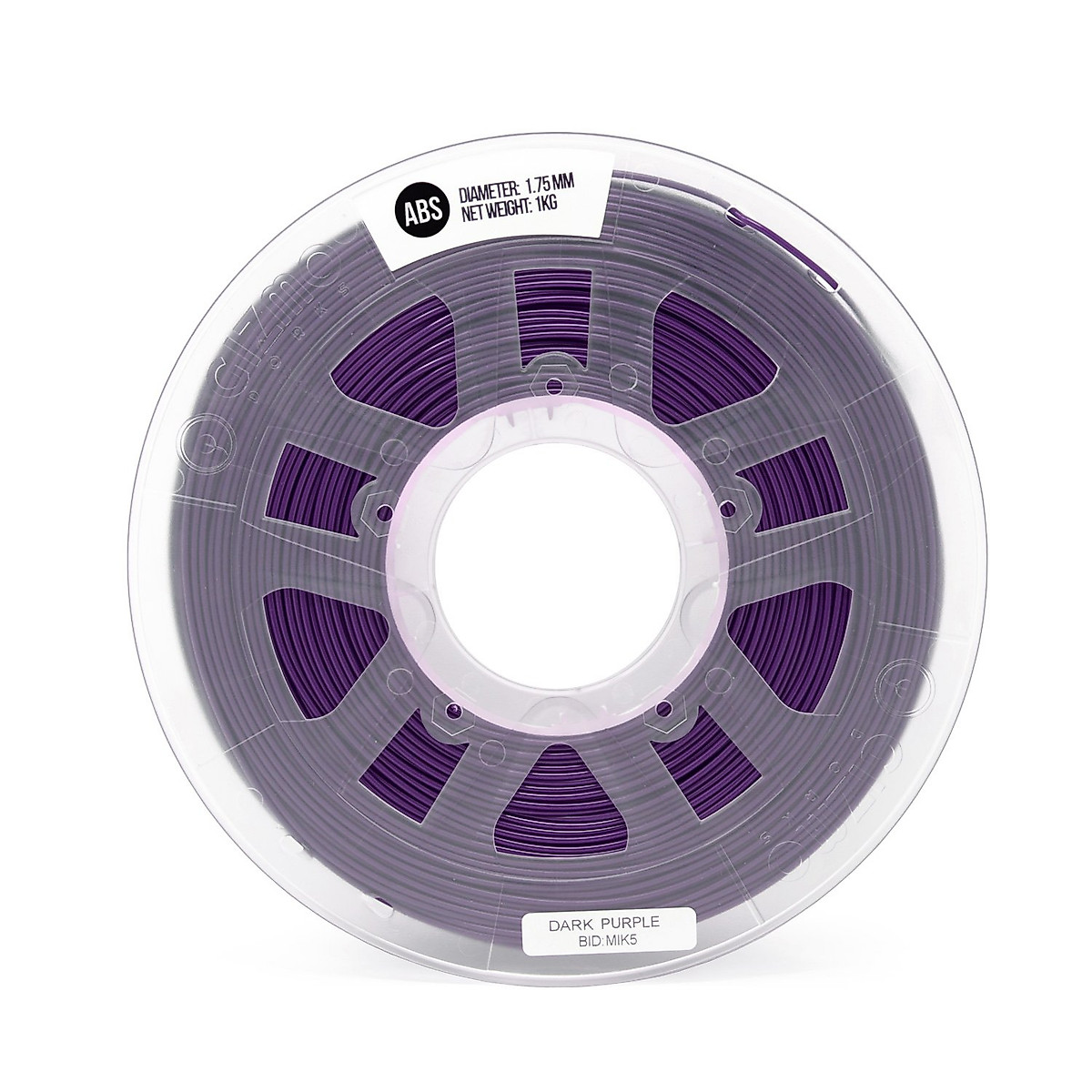 Gizmo Dorks 1.75mm ABS Filament 1kg / 2.2lb for 3D Printers, Dark Purple