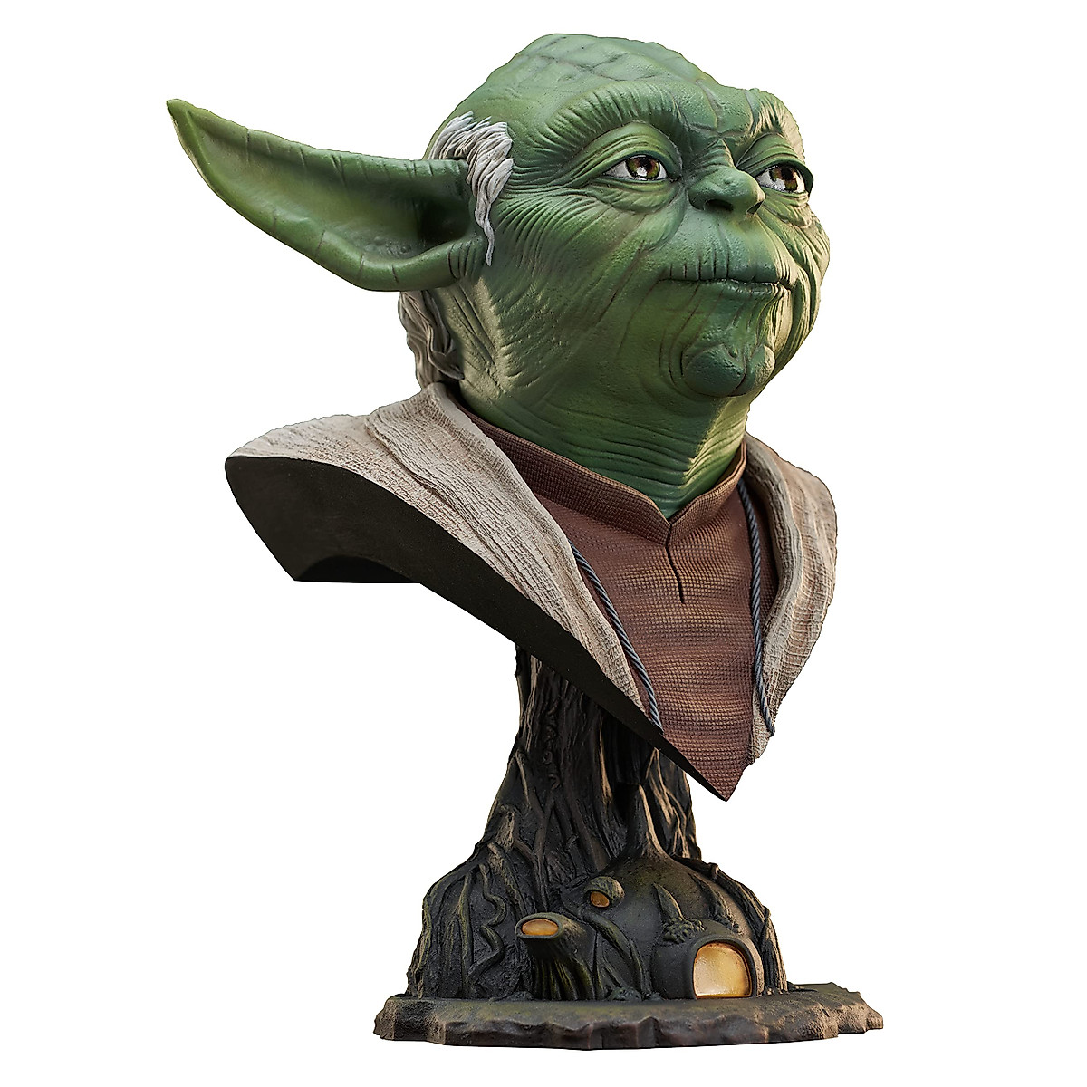 DIAMOND SELECT TOYS Star Wars: The Empire Strikes Back: Yoda Legends in 3-Dimensions 1:2 Scale Bust, Multicolor, 9 inches