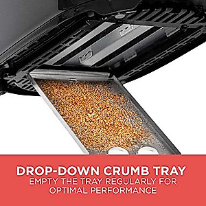 BLACK+DECKER 2-Slice Extra Wide Slot Toaster, Classic Oval, Black with Stainless Steel Accents, TR1278B