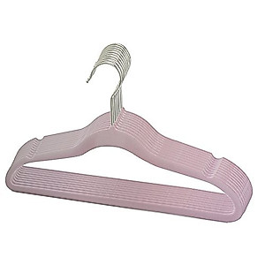 Only Hangers "Petite" Size Lavender Velvet Suit Hangers - 50 Pack