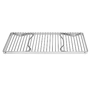 Liyeeo Anti-Corrosion Grate Barbeque Grill, Portable Folding Campfire Grill, Stainless Steel Camping for Picnic BBQ