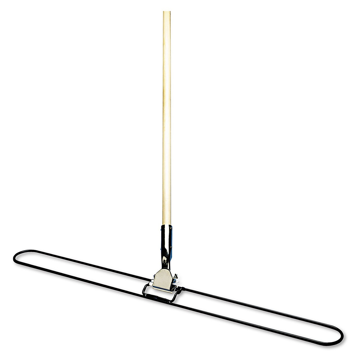 Boardwalk 1490 Clip-On Dust Mop Handle, Lacquered Wood, Swivel Head, 1-Inch Dia. x 60in Long