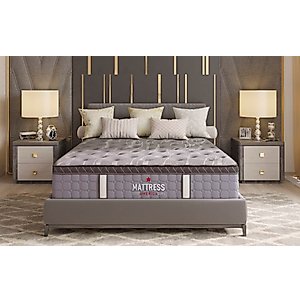 Mattress America Frost 13 Inch Hybrid Pocket Coil Pillow Top Mattress Gel Infused Memory Foam (Queen)