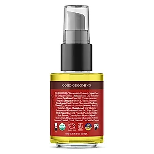 Badger Beard Oil, Babassu & Jojoba, Certified Organic, Premium Beard Conditioner, Beard Oil for Dry Skin, Beard Oil for Long Beards, Facial Hair Oil, 1 fl oz Glass Bottle