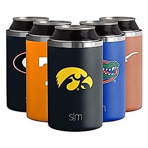Simple Modern Officially Licensed Collegiate Iowa Hawkeyes Gifts for Men, Women, Dads, Fathers Day, Graduation | Insulated Ranger Can Cooler for Standard 12oz Cans - Beer and Seltzer