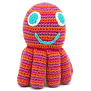 Pebble Pink Octopus Rattle, 1 EA