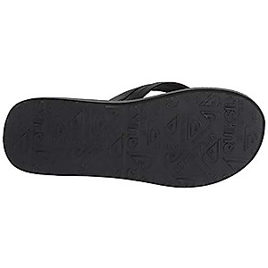 Quiksilver Men's Carver Squish Flip-Flop, Black/Grey/Black, 10(43) M US