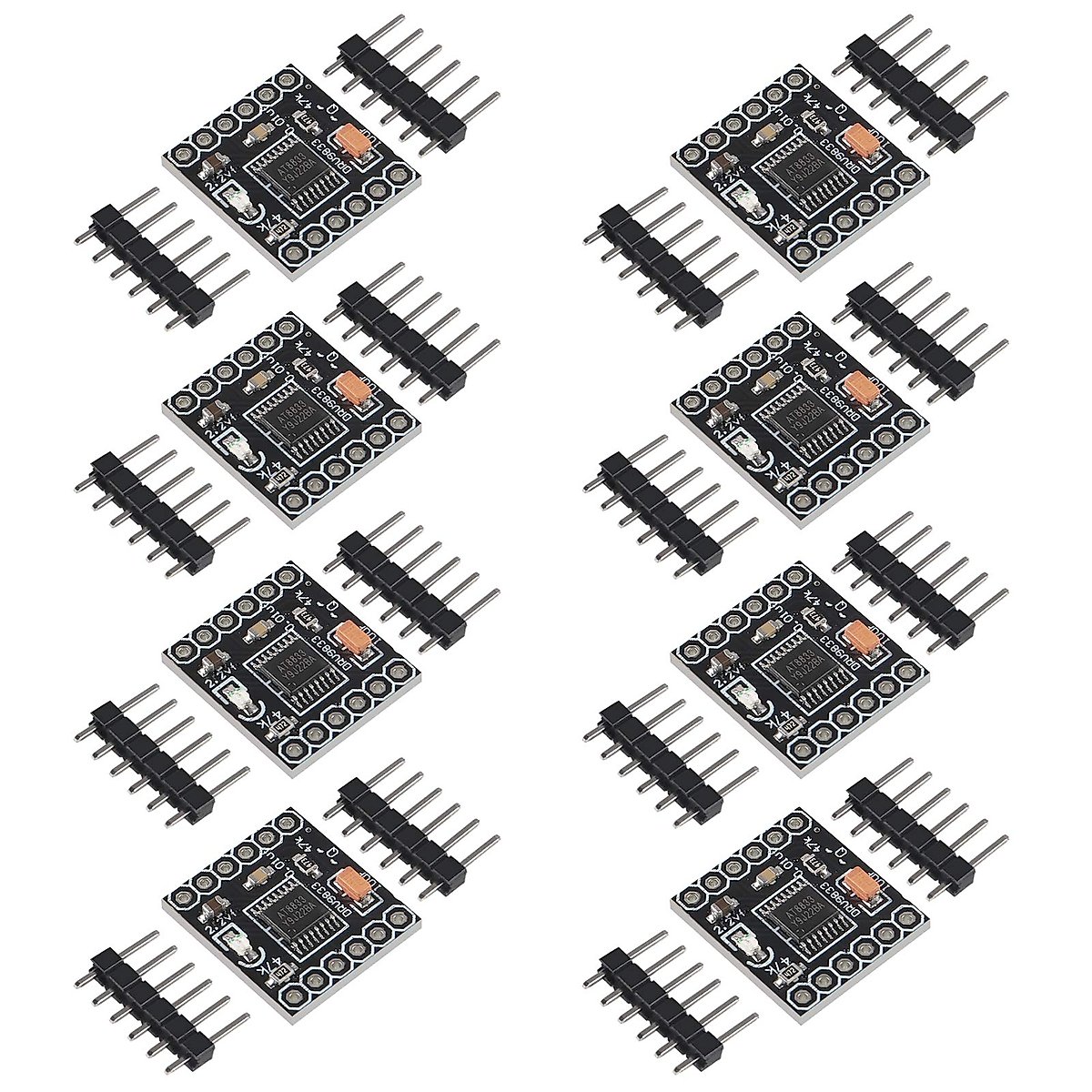 ACEIRMC 8pcs DRV8833 Motor Drive Module 1.5A Dual H Bridge DC Gear Motor Driver Controller Board