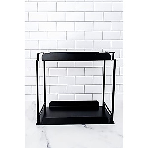 Buzzelli Company 2-Tier Standing Rack Countertop Storage Shelf, Organizer Holder