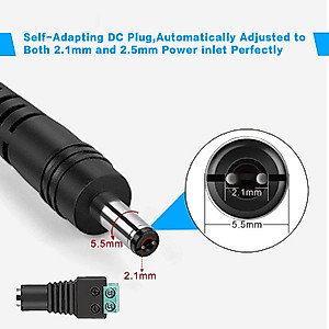12V 2A 24W Power Supply AC 100V-240V to 12V 2A Adapter Wall Mounted 12V Switching for DC12V CCTV Camera LED Strip Light rc Balance Charger