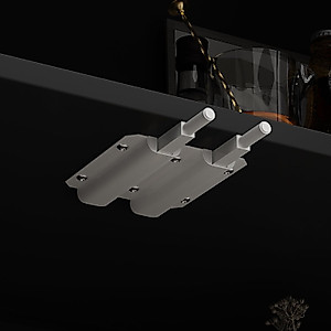 Homsee Bookcase Bookshelf with 4-Tier Shelves, 2 Glass Doors and LED Lights, Wooden Display Storage Cabinet for Home Office, Living Room, Black (31.5”W x 15.7”D x 63”H)