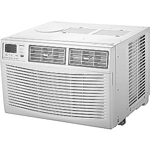Amana 15,000 BTU 115V Digital Window-Mounted Air Conditioner and Dehumidifier with Remote Control for Large Rooms up to 700 Sq.Ft, AC Window Unit for Home, Living Room, Bedroom with Fan Only Mode