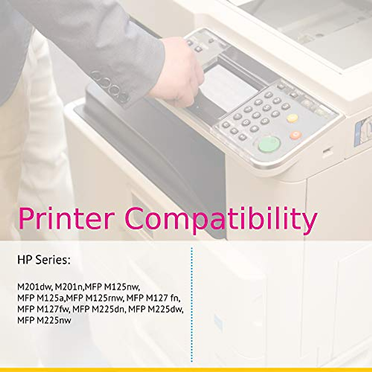 CS Compatible Toner Cartridge Replacement for HP 83A CF283A Black Laserjet Pro M201N M201DW MFP M125 M125NW M127 M127FN M127W M201 M225 MFP 10 Pack