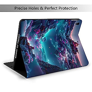 A Dreamy Castle at Night Case Fit for IPad Air 3 Pro 10.5 Inch Case with Auto Sleep/Wake Ultra Slim Lightweight Stand Leather Cases