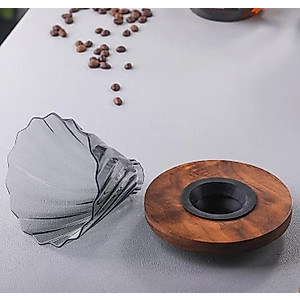 Cafecito Personal Pour Over Glass Coffee Carafe Set 20 oz | Glass Coffee Maker Carafe Dripper Brewer Cafecito Filter Included | Coffee Lover Gift Set